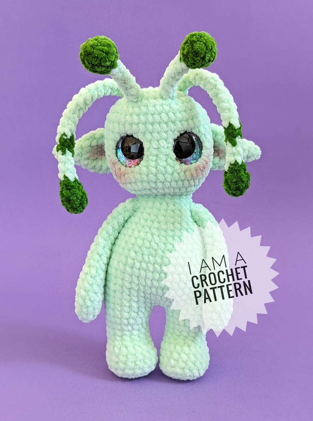 Cosmo The Alien - Crochet Pattern – Tangled Pixie